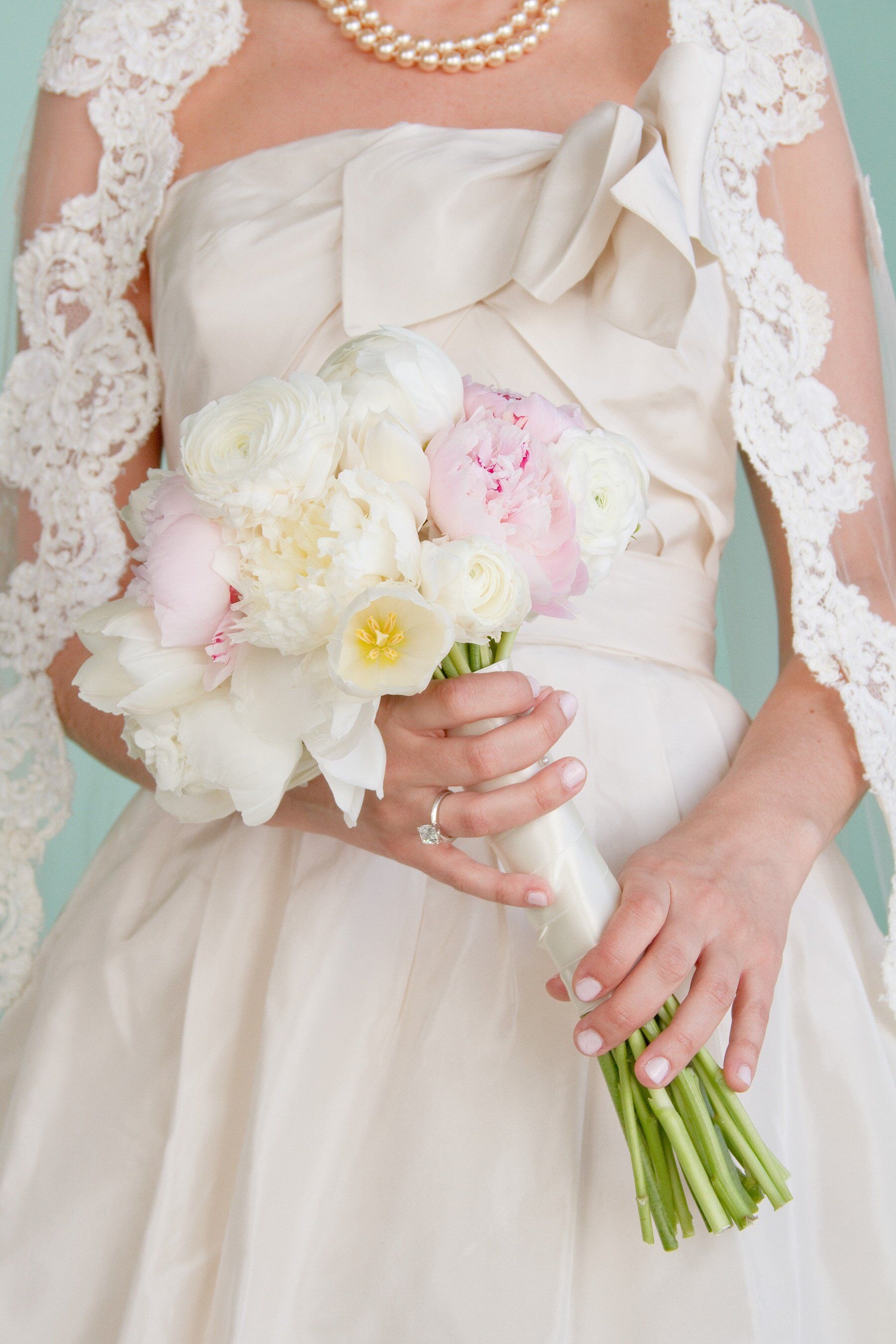 Pink and White Spring Bouquet