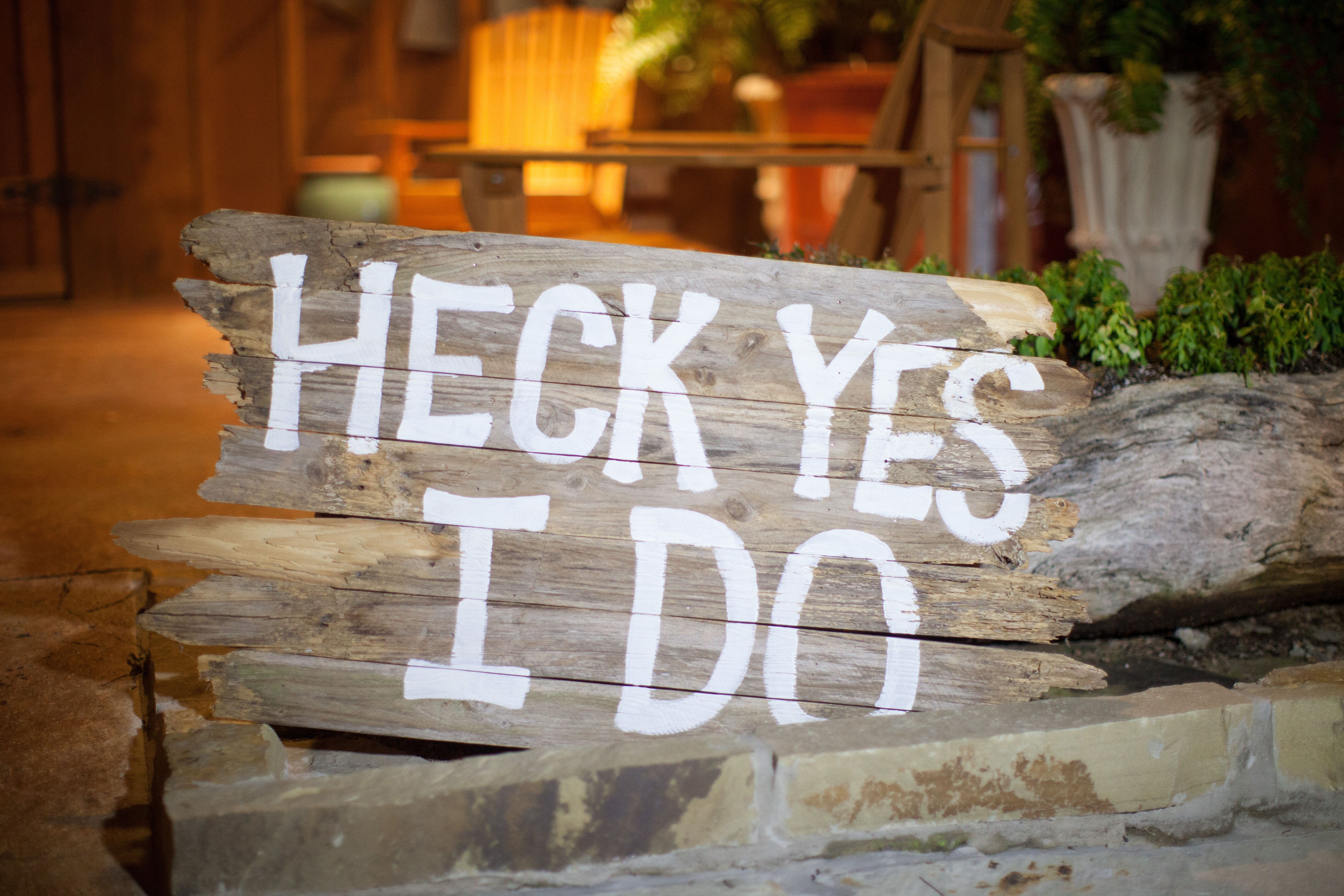 Whimsical DIY Wooden Sign at Centaur Arabian Farms
