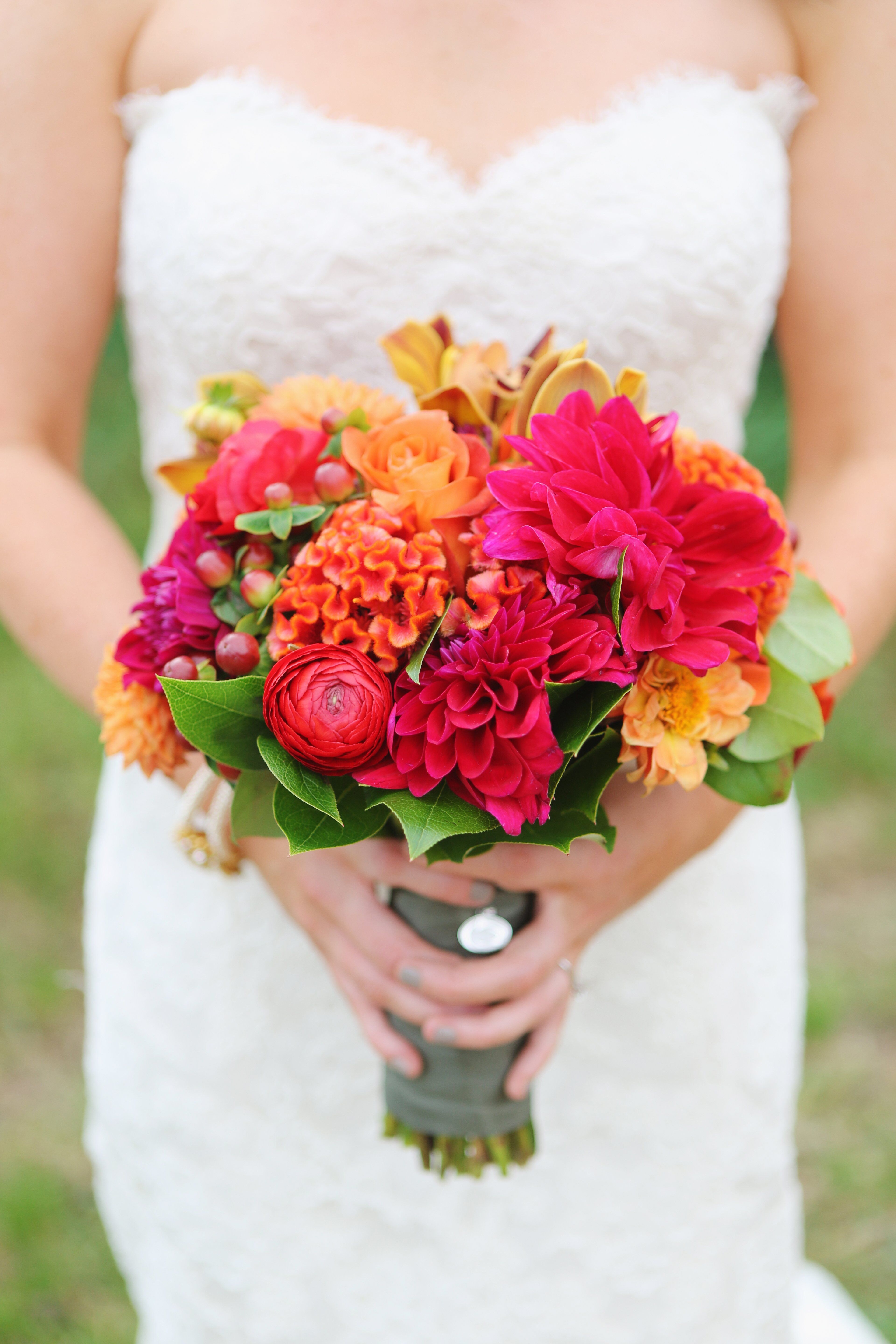 Colorful Fall Bridal Bouquet