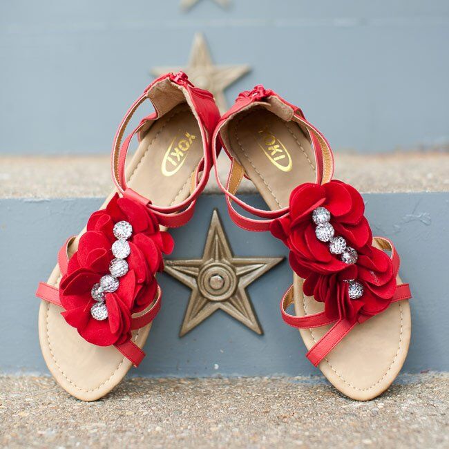 Red Sandals
