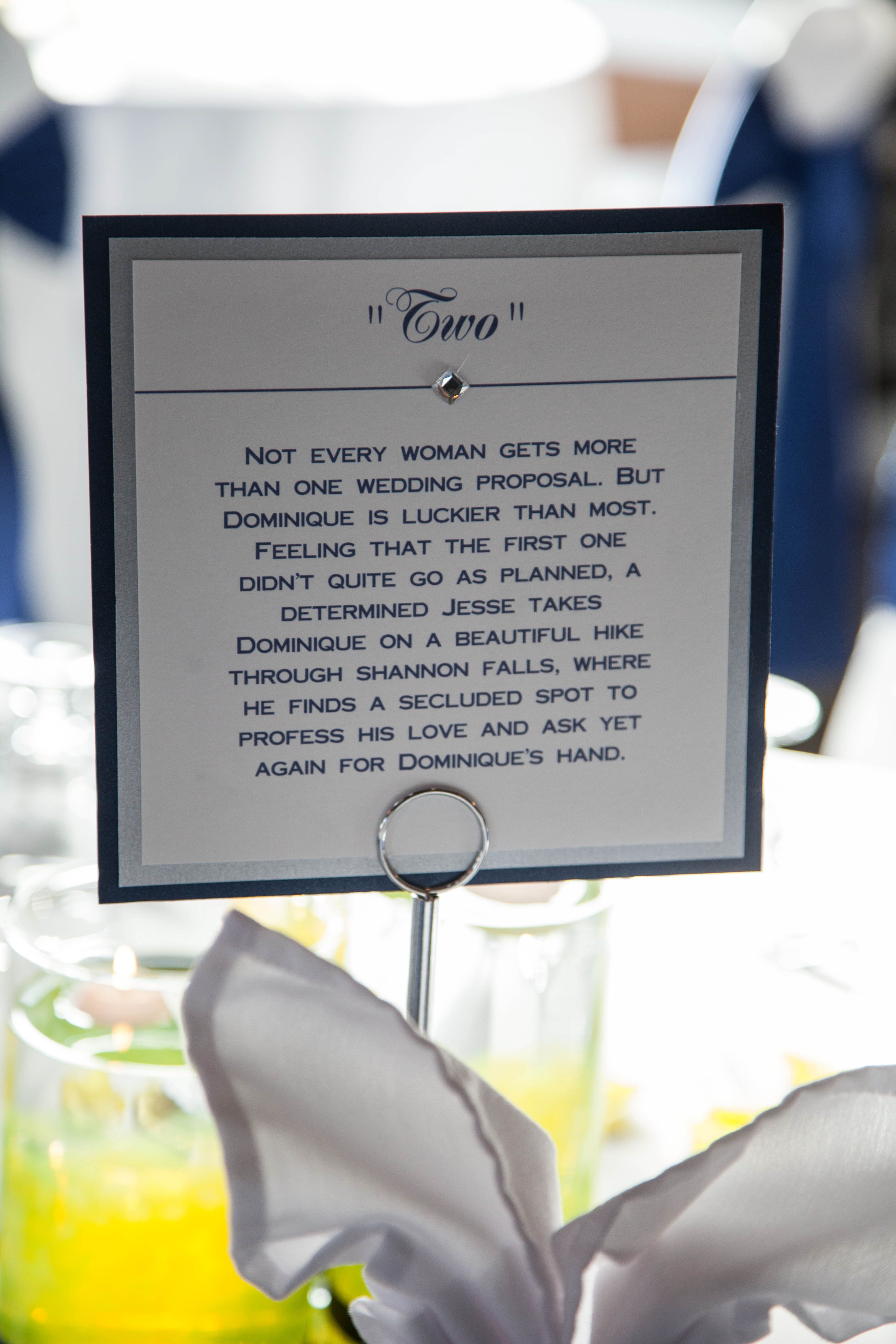 Personal Story Table Name Cards