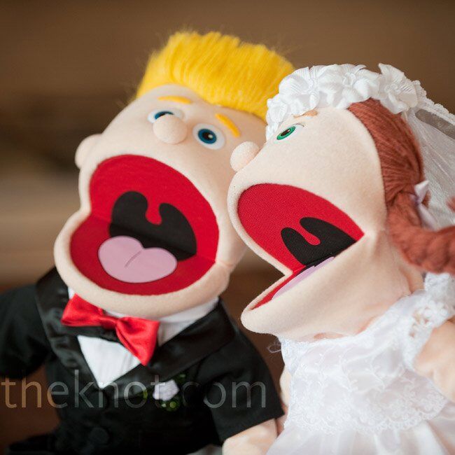 Bride and Groom Puppets