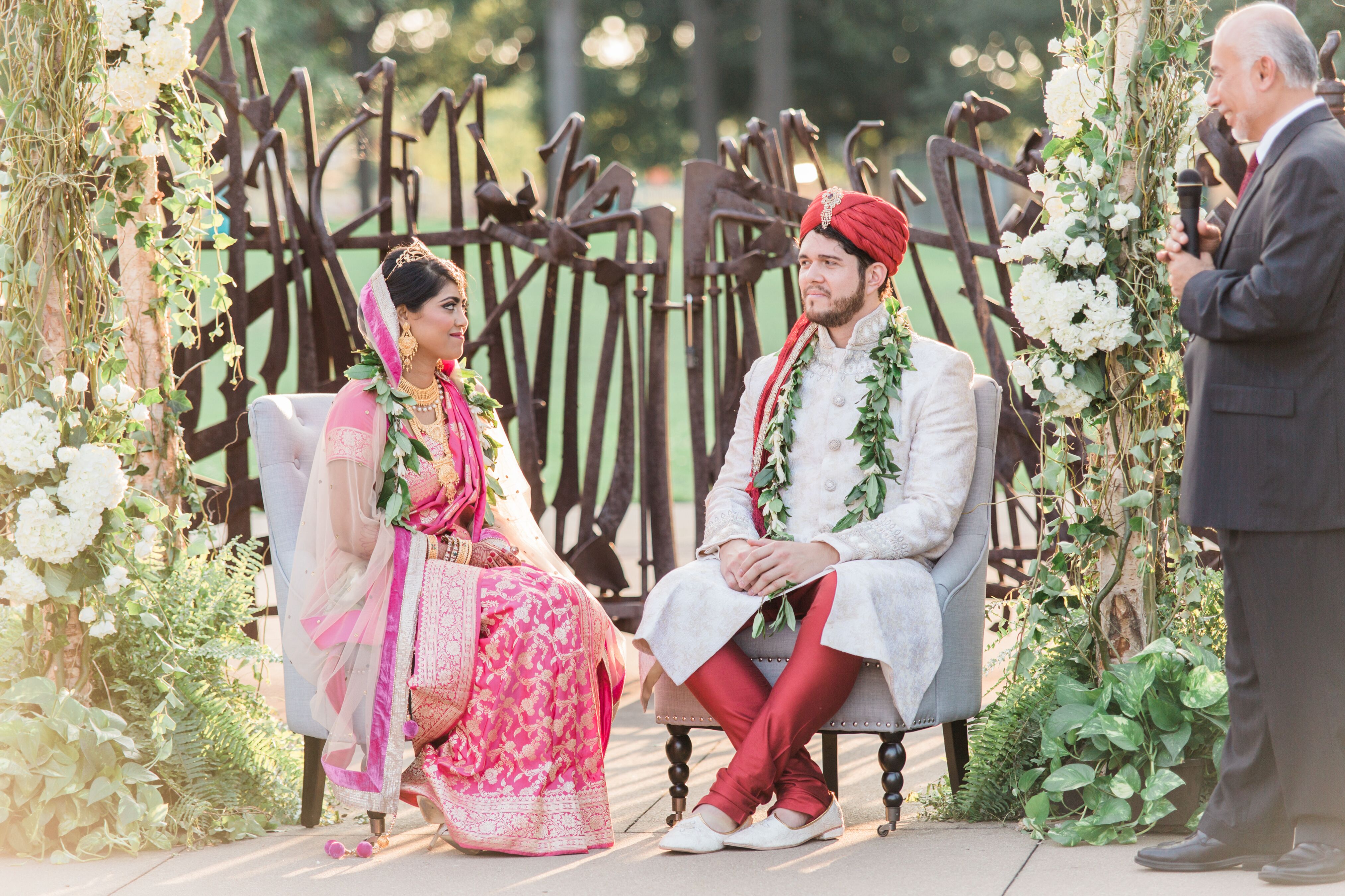 Pink Bengali Bridal Sari
