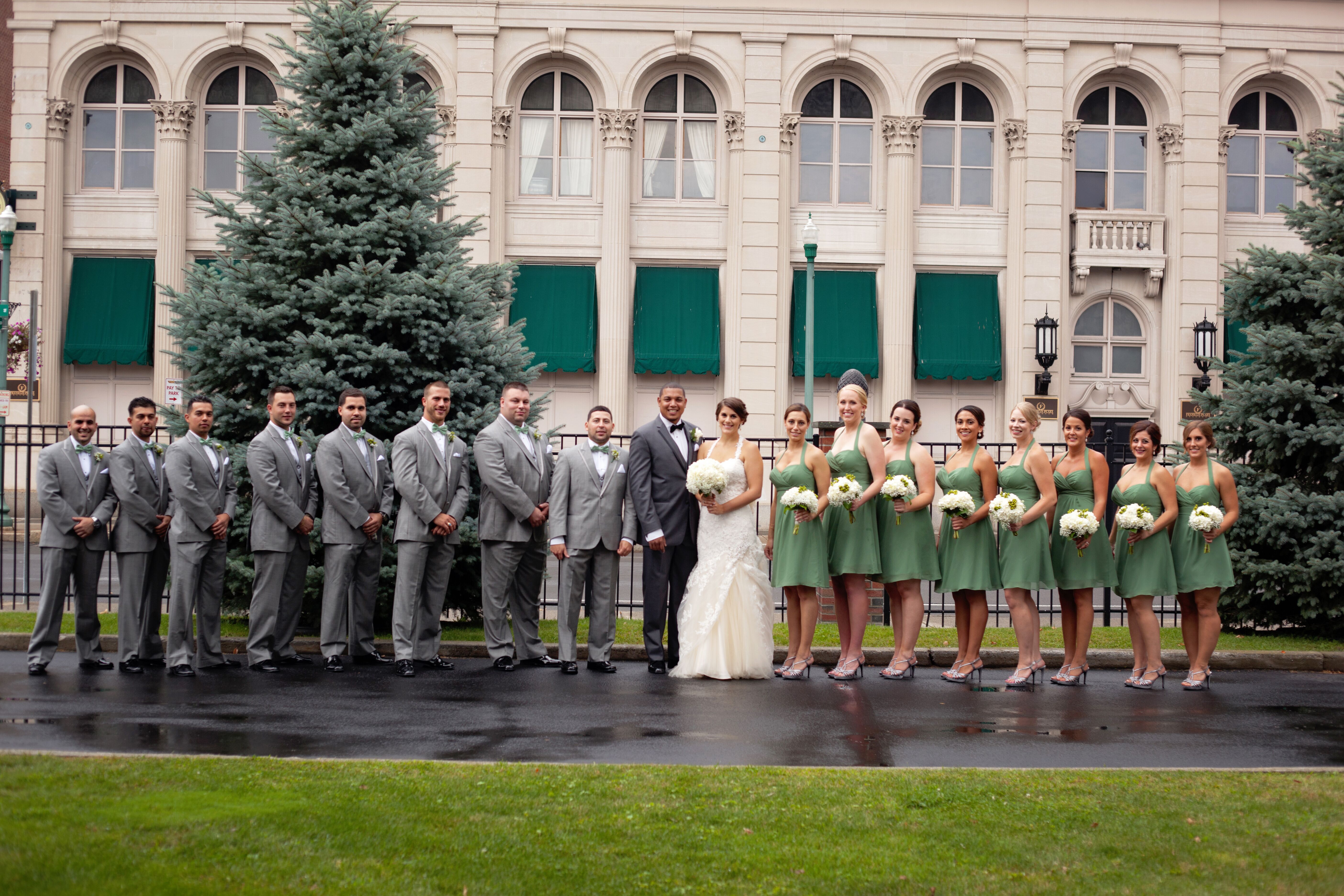 Bride, Groom and Wedding Party